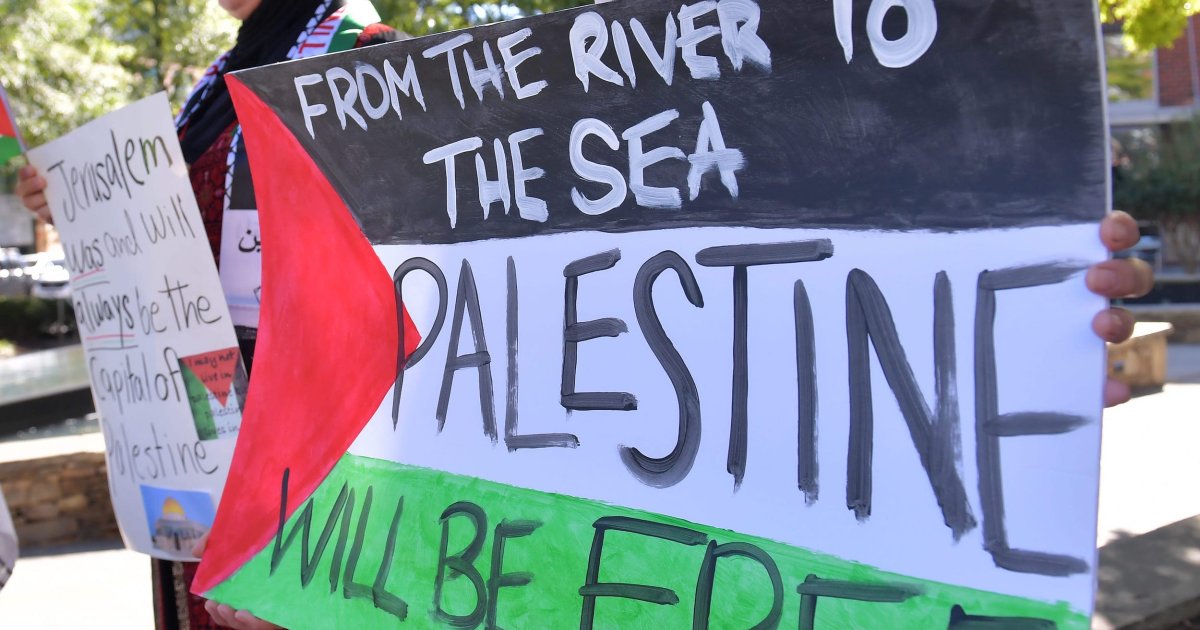 Is saying ‘From the river to the sea, Palestine will be free’ protected speech under the First ...